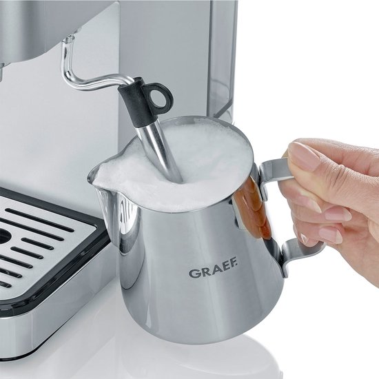 Graef Espresso piston machine ES400 Zilver 14 cm breed 1400 Watt voor ...