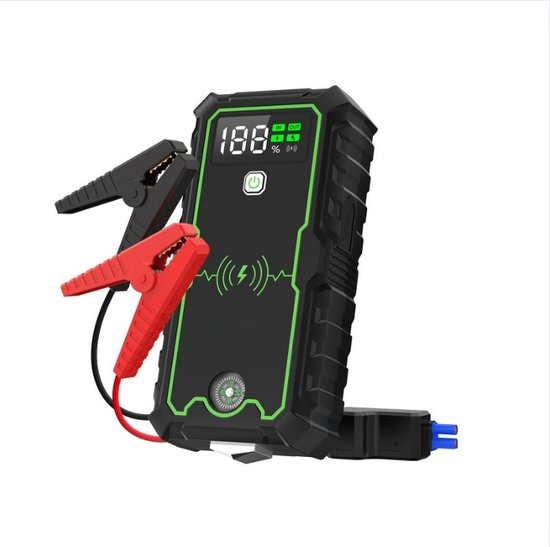 Accu Booster Jumpstarter 2500A Zwart/Groen