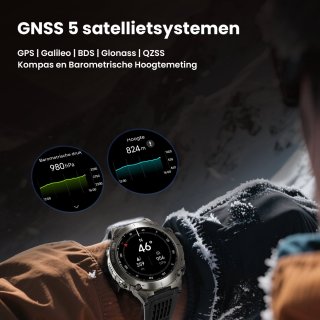 Maoo FORGE GPS Smartwatch Heren Gun Metal 1.43" AMOLED